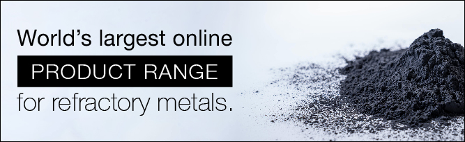 Plansee Online Shop: Products made of molybdenum, tungsten and tantalum